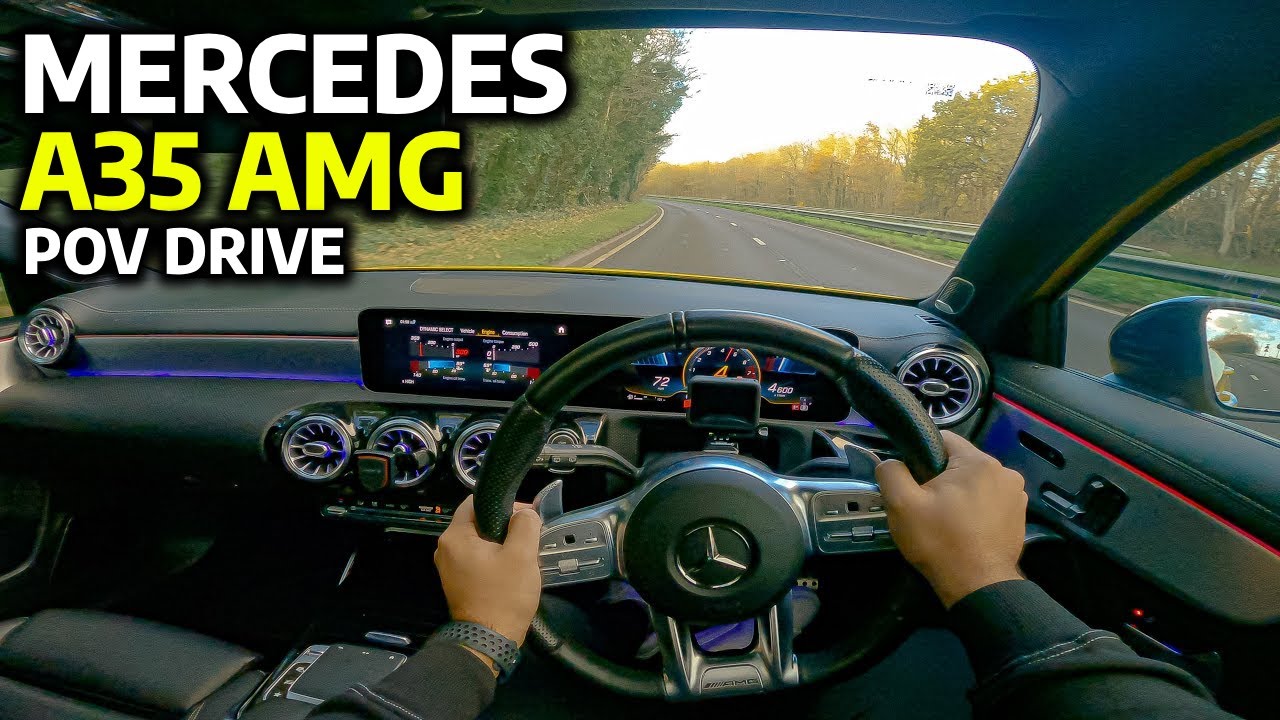 Mercedes Benz A35 AMG - POV TEST DRIVE & REVIEW (UK) - YouTube