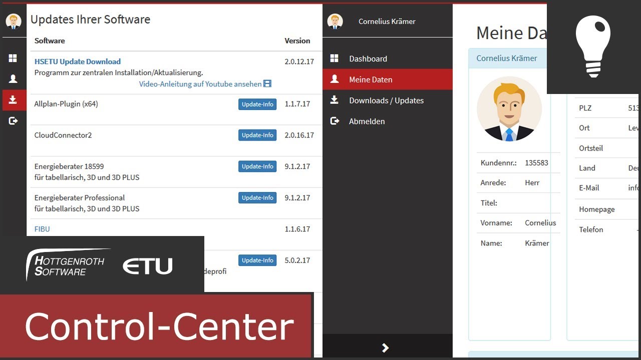 Das neue HS/ETU Control-Center - YouTube