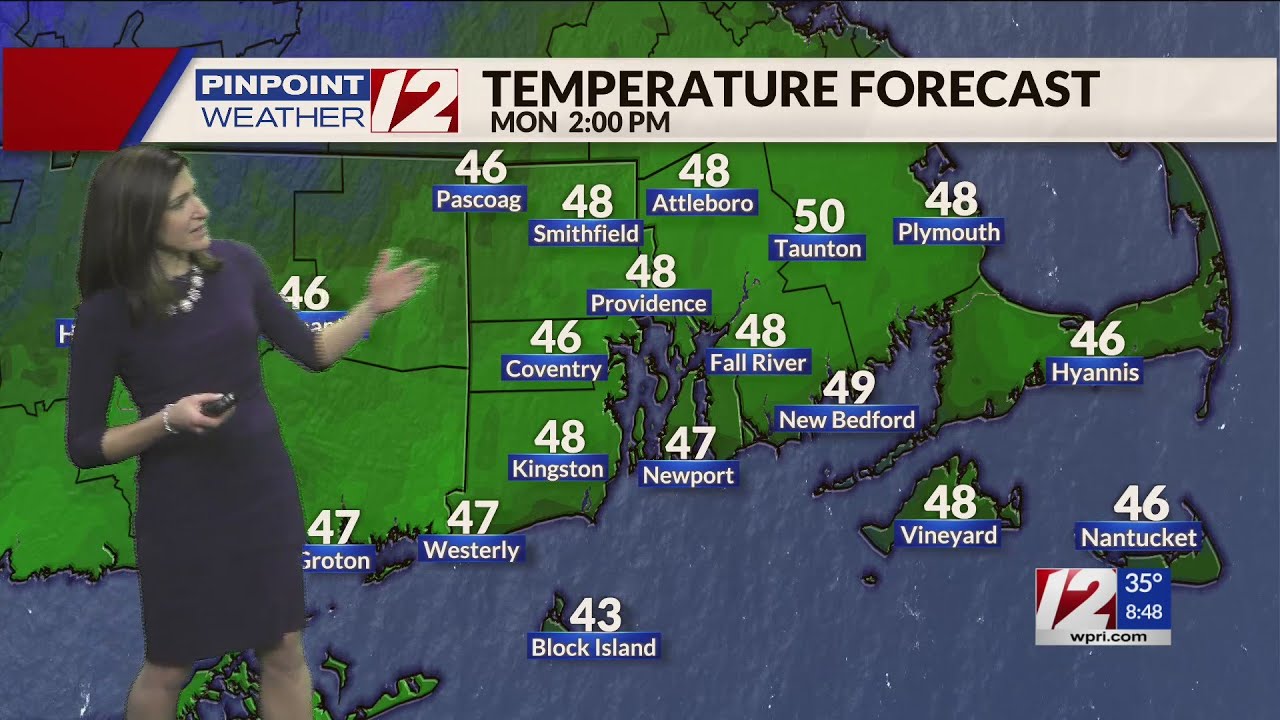 Pinpoint Weather 12 Forecast: Mild Today; Cool Down Ahead, Monday ...
