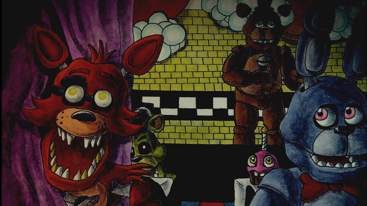 Welcome to Freddy Fazbear's Pizza. (speed draw) - YouTube