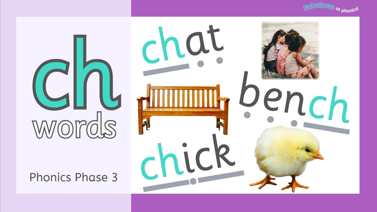 ch Words | Blending for Reading | Phonics Phase 3 - YouTube