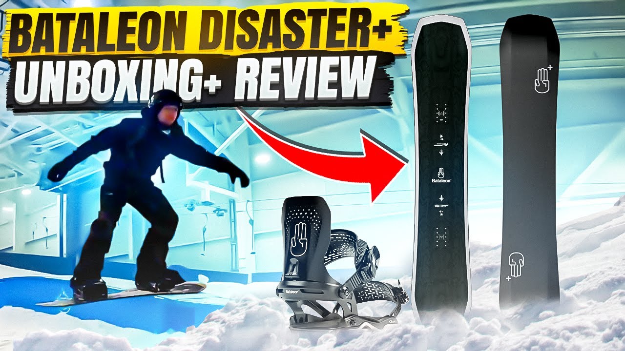 Bataleon Disaster+ 2023 Snowboard Review + Chaos Asymwrap Bindings ...