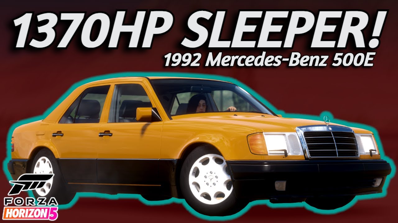 THIS CAR IS *INSANE*! | Forza Horizon 5 Mercedes-Benz 500E | Build and ...