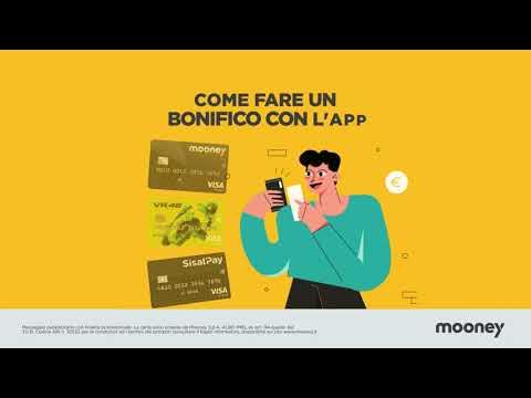 Tutorial: come effettuare un bonifico con l'app Mooney. - YouTube