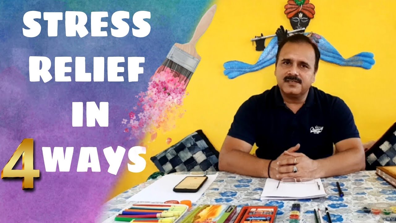 Drawing & Painting - STRESS BUSTER | In 4 Ways | Stress reliever ...
