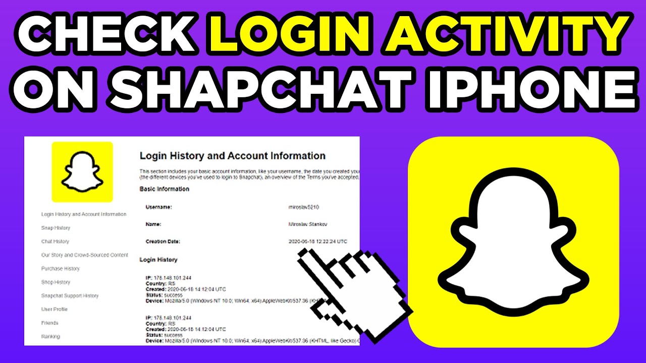 How To Check Your Login Activity on Snapchat in iPhone (2025) - YouTube