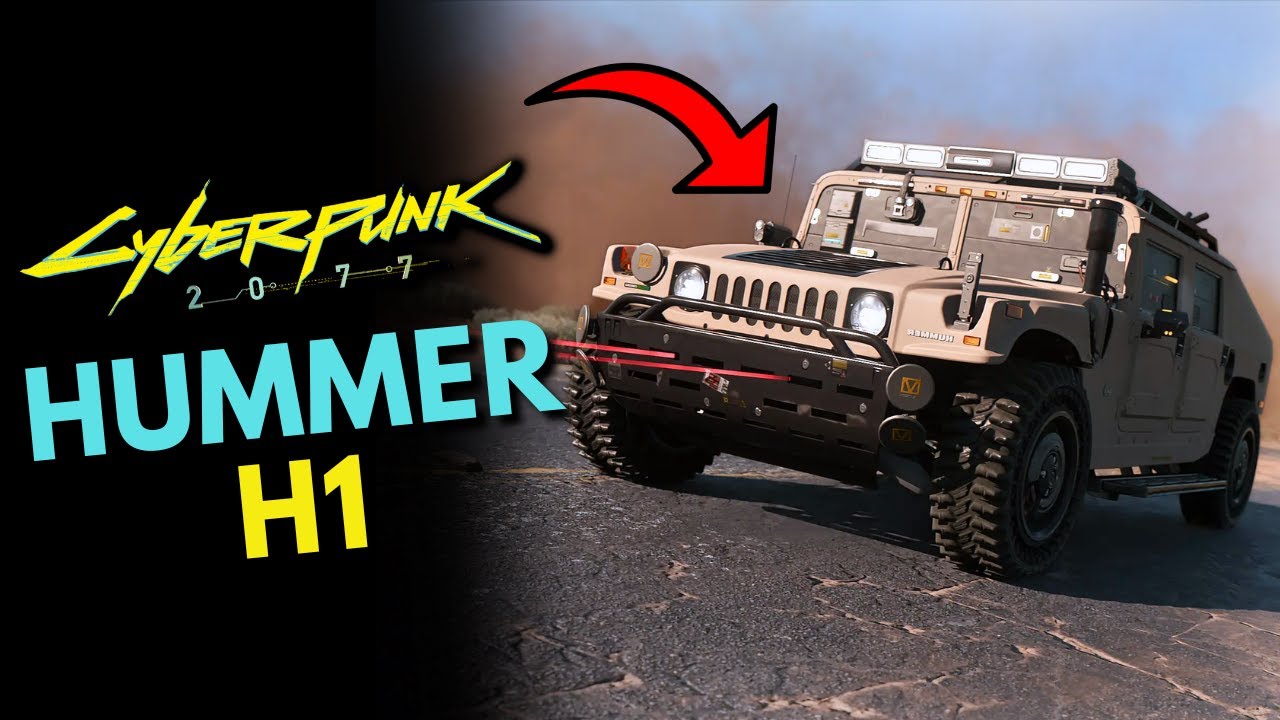 New Car HUMMER H1 | Cyberpunk 2077 MODS - YouTube