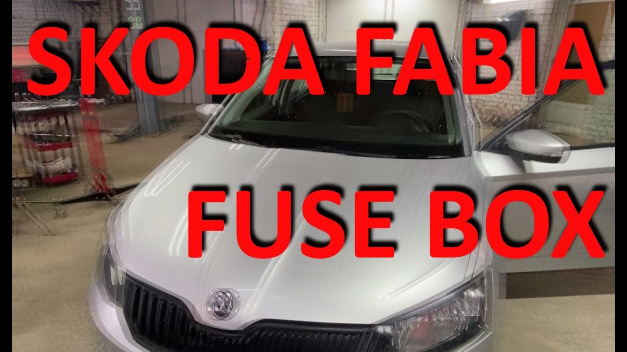 Skoda Fabia MK3 - Fuse Box Location - YouTube