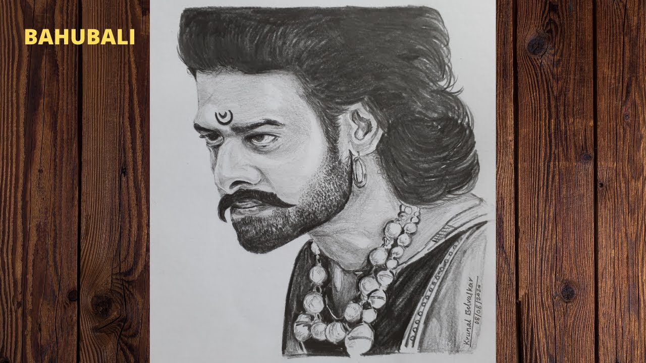 Bahubali Sketch || How to draw bahubali's sketch || Bahubali Sketch ...