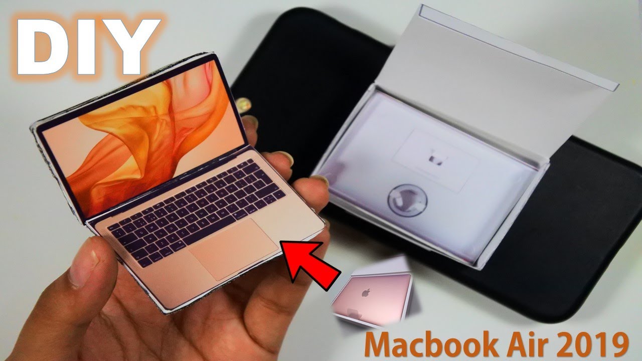 DIY MACBOOK AIR| MACBOOK AIR FROM CARDBOARD - YouTube