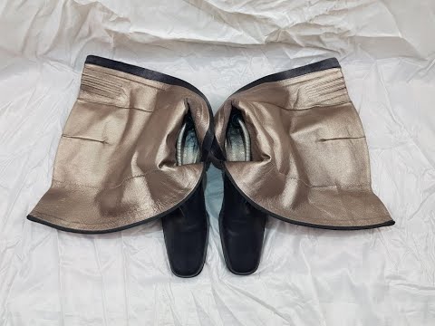 Square toe knee high boots women's Black leather frye boots retro style