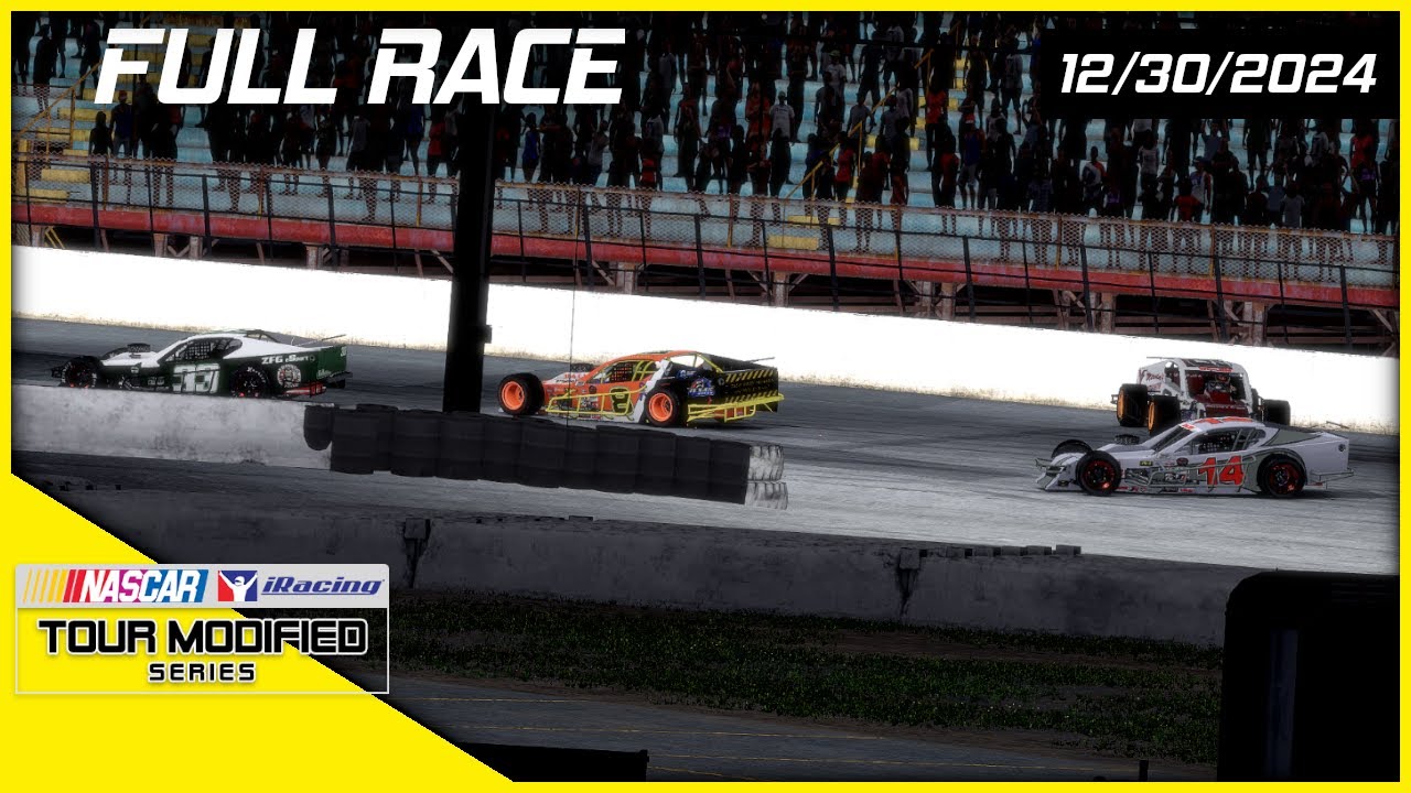 NASCAR Tour Modified Series at Oswego Speedway in iRacing - YouTube