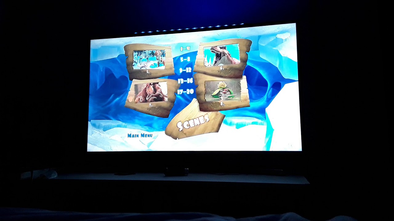 Ice Age 3: Dawn of the Dinosaurs DVD Menu Walkthrough - YouTube