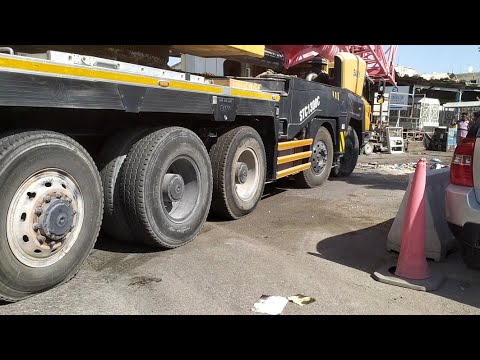 mobile crane setup | working place mobile crane setting | our company ...