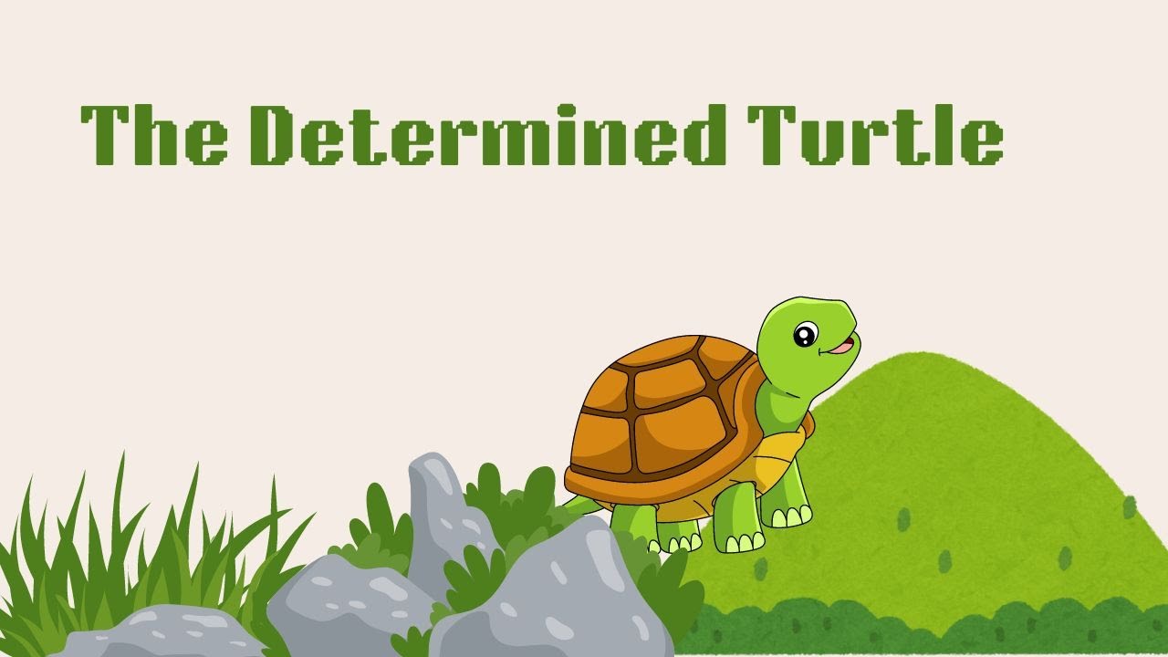A Determined Turtle || Short Moral Stories For Kids || English Story ...