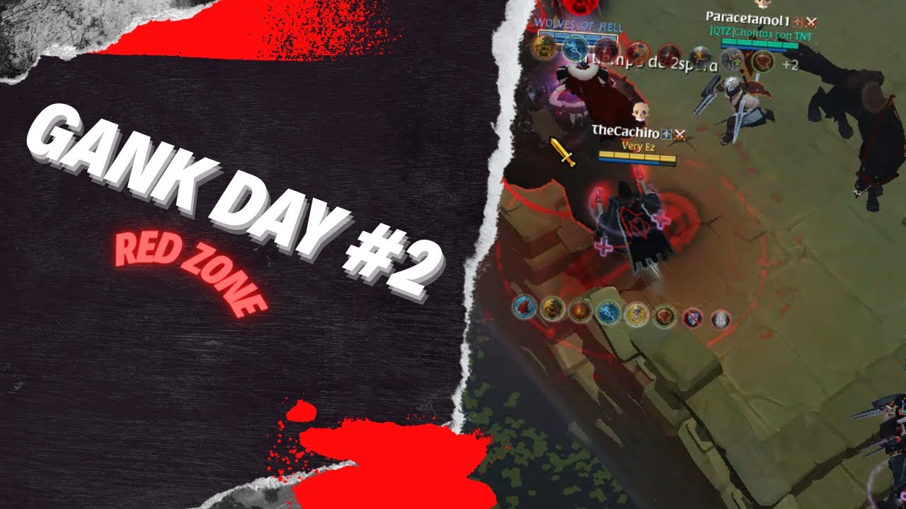 ALBION ONLINE GANK DAY#2│RED ZONE│ - YouTube