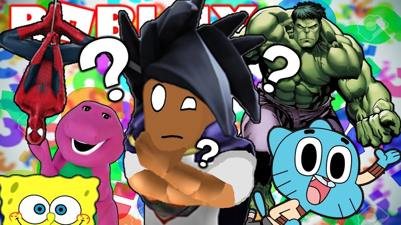 WHO IS THIS CHARACTER?! | Guess The Famous Characters | Roblox - YouTube