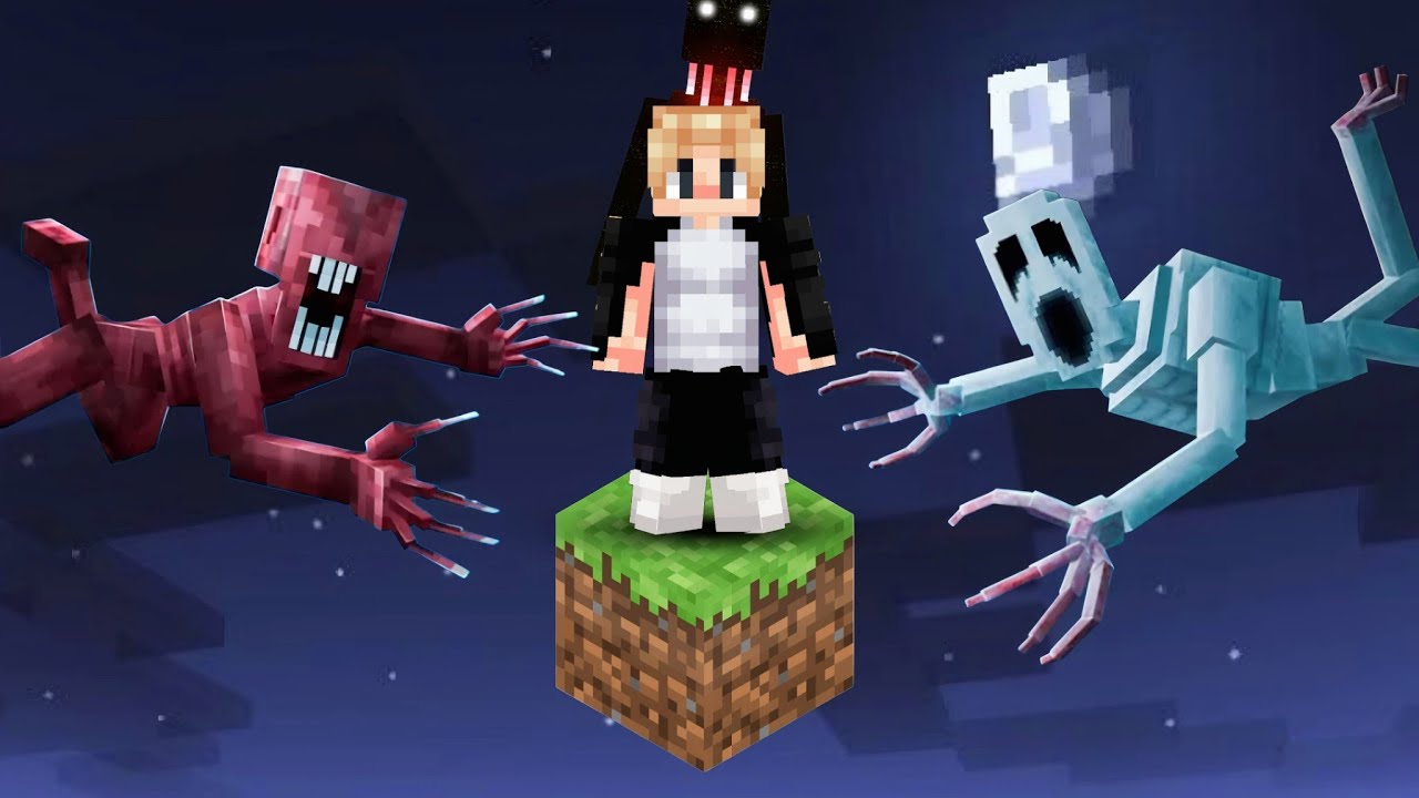 SCARIEST One Block Minecraft Horror! - YouTube