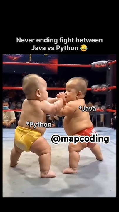 🤣Never ending fight between Java vs Python #shorts #coding #shortsvideo - YouTube