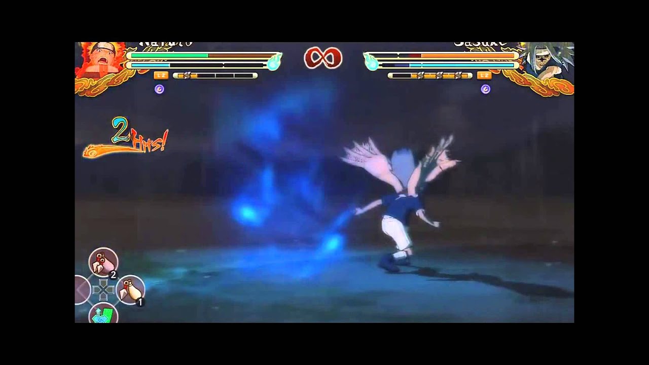 Naruto Shippuden Ultimate Ninja Storm 3 - Kyuubi Naruto vs CS2 Sasuke ...