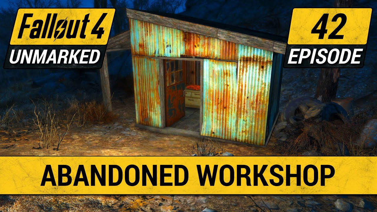 Abandoned Tool Shed With Supplies | Fallout 4 Unmarked | Ep. 42 - YouTube