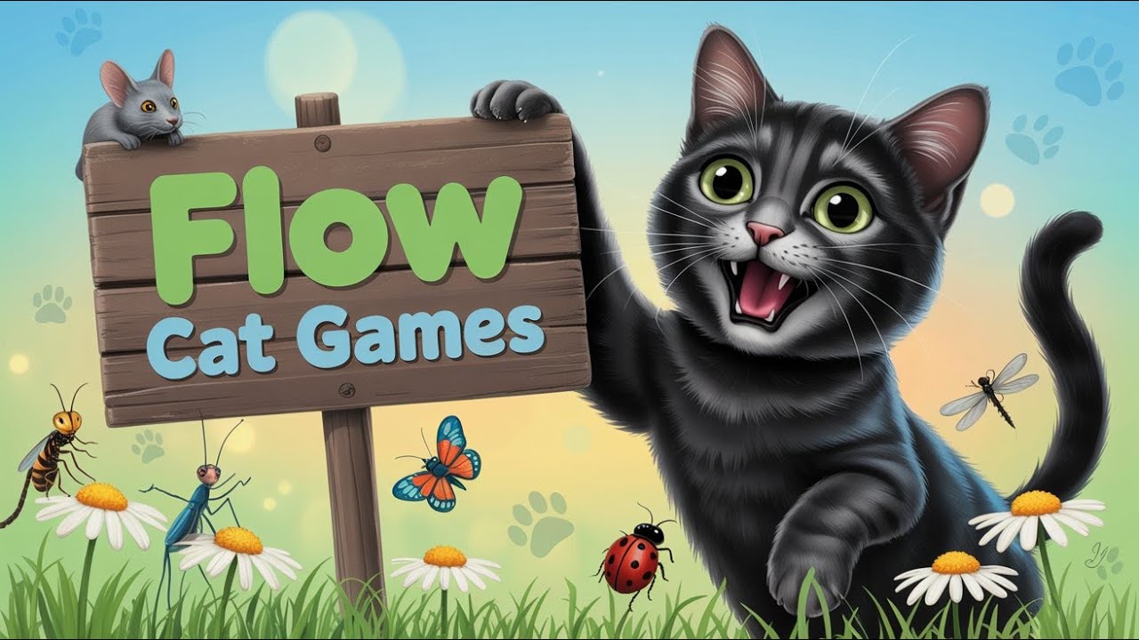Flow Cat TV | Cat Games Garden & Playground – Playful Animals and Cat ...