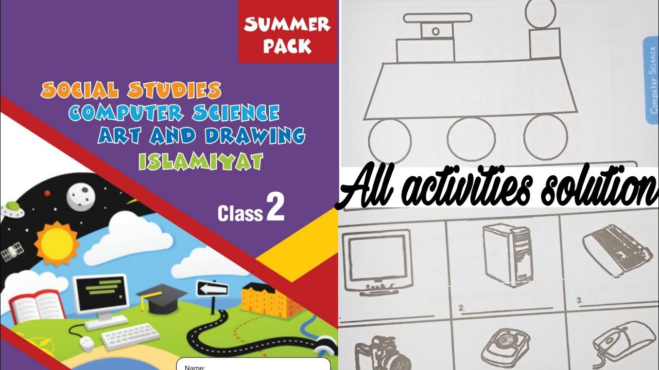 Allied school computer science summer pack class 2 all activities ...