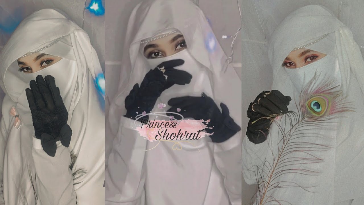Easy Arabian hizab tutorial with niqab 🌼🌼|| use hizab as a cap 🌼🌼 ...