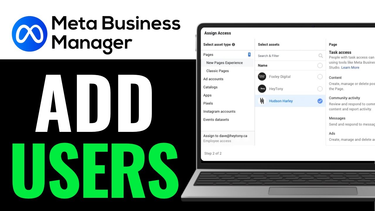 How to Add Users to Meta Business Manager 2025 (Detailed Guide) - YouTube