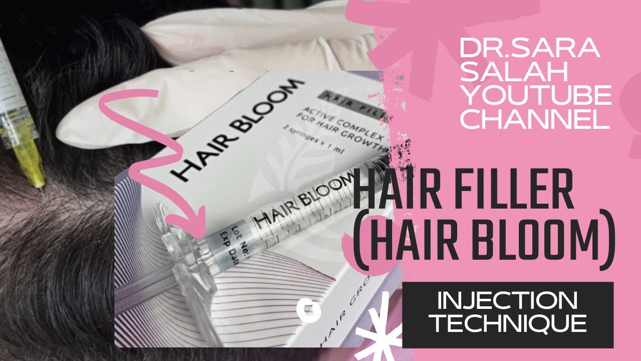 Hair filler injection technique (hair bloom) - YouTube