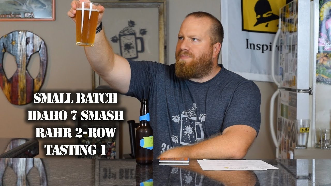Small Batch Brewing | Idaho 7 SMaSH All Grain BIAB Tasting 1 - YouTube