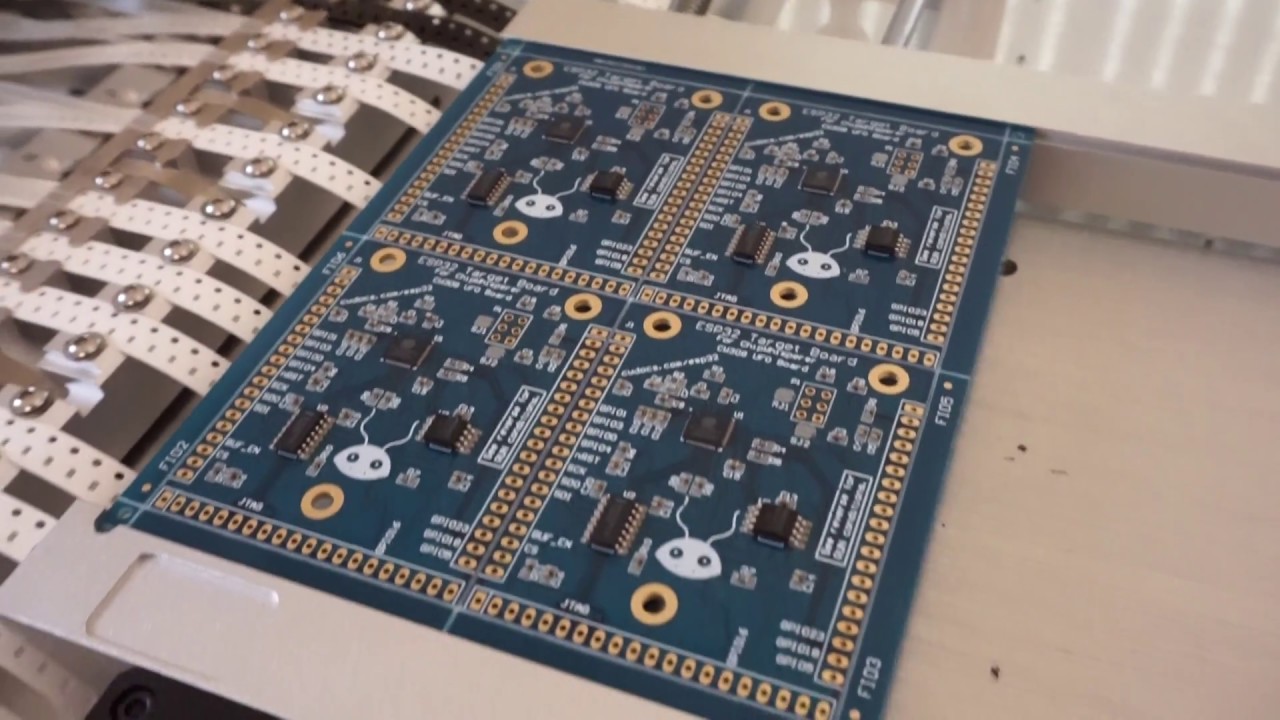 CHMT-36VA Running with IC's (SOIC + QFN) - YouTube