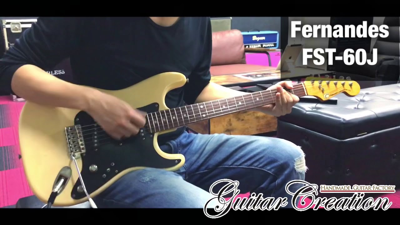 FERNANDES FST-60J #White 1980年製【JEFF BECK MODEL】w/Hard case 3.63kg ...