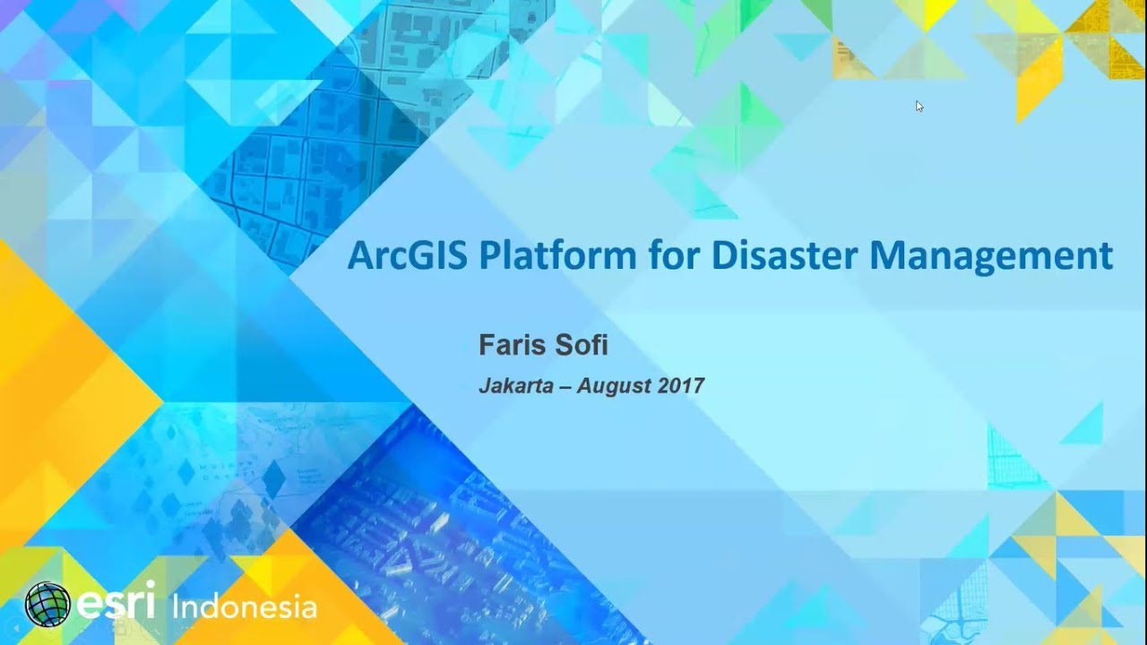 Effective Disaster Management with ArcGIS Platform - YouTube