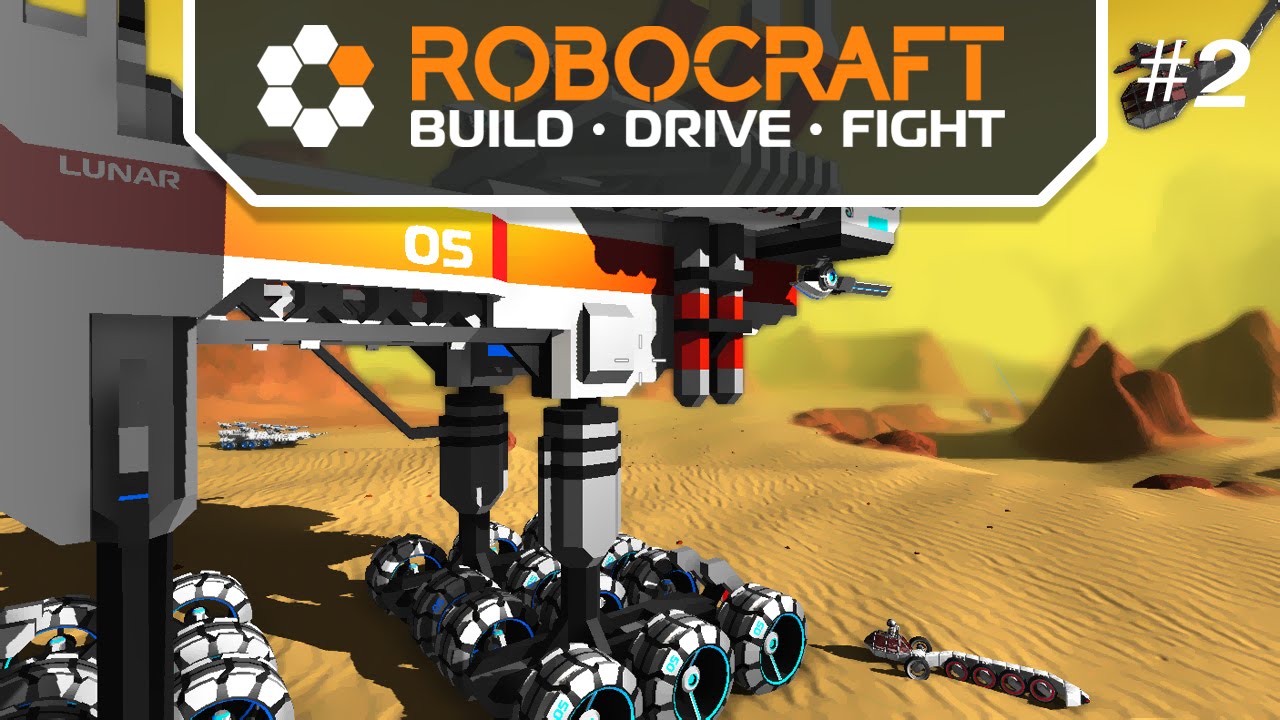 Robocraft Builds [Walker Rail! #2] - YouTube