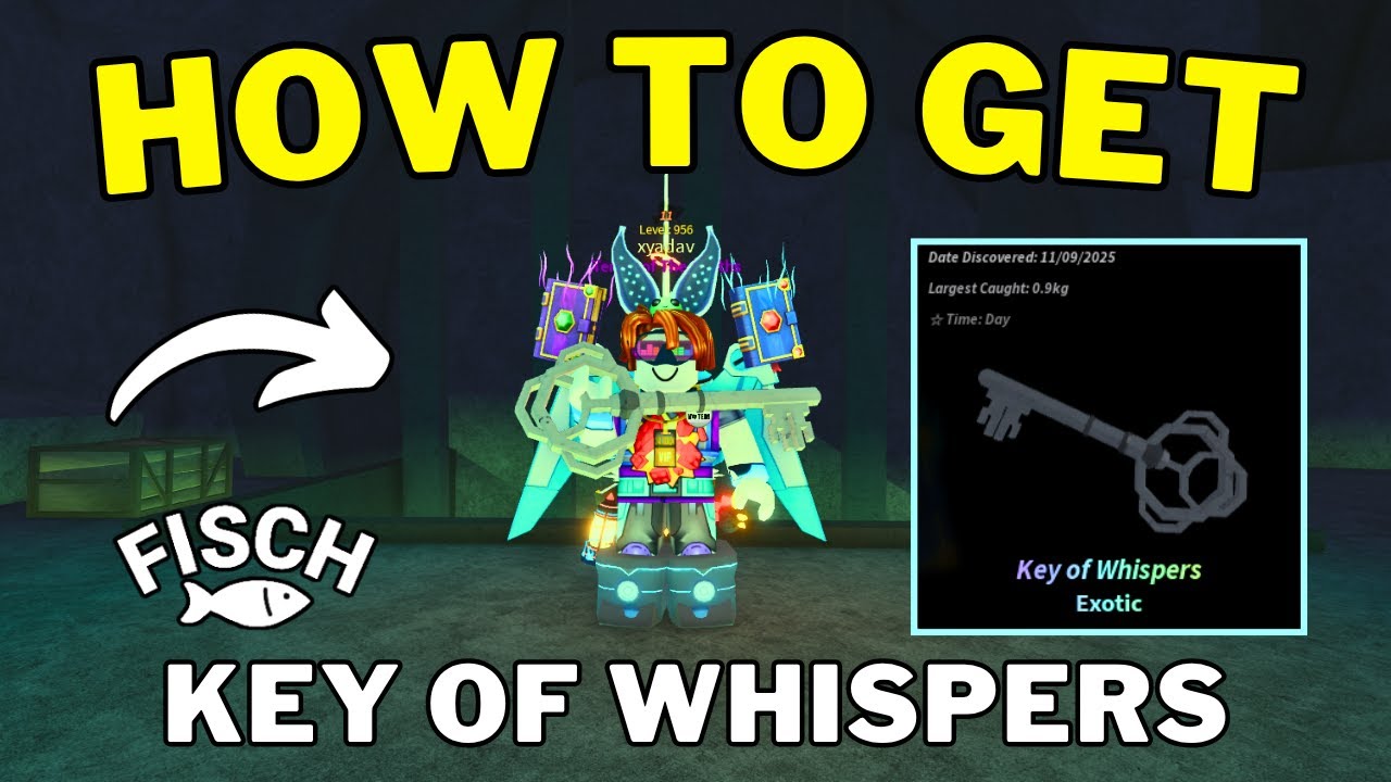 How To Get Key of Whispers in Fisch | Roblox - YouTube