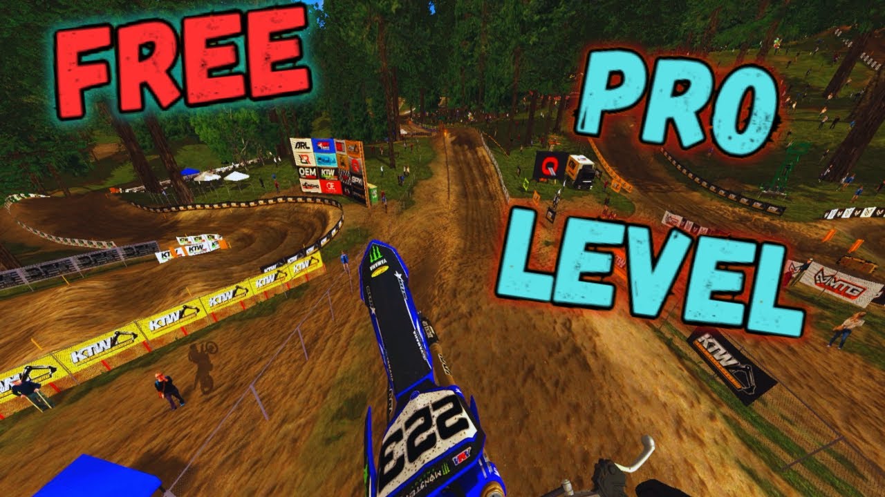 Free Pro Level Motocross Track in MxBikes - YouTube