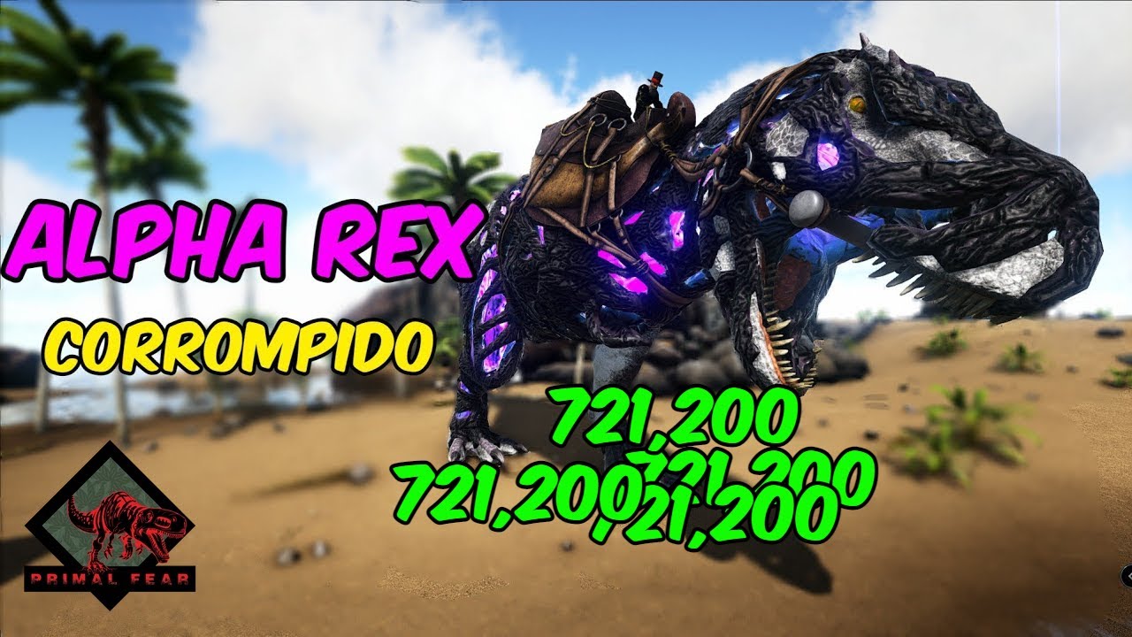 Ark Primal Fear #16 Alpha REX Corrompido no CAOS - YouTube