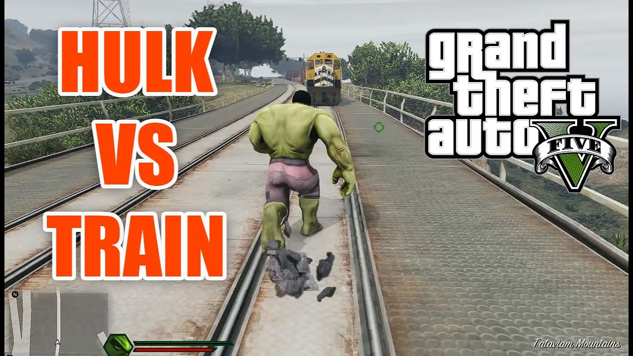 HULK VS TRAIN- WHO WILL WIN? GTA 5(2022). - YouTube