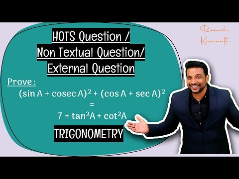 Hots Questions | Class 10 | Maths | SSC | Trigonometry | Geometry ...
