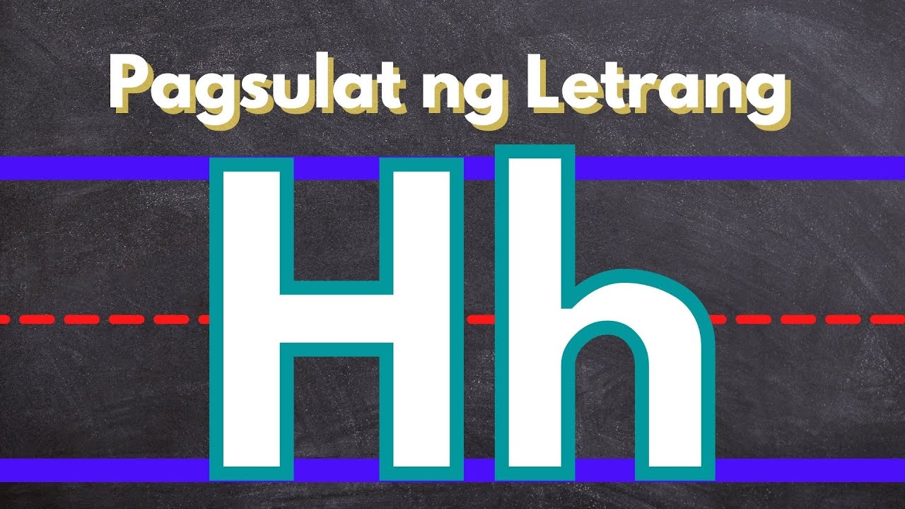 PAGSULAT NG LETRANG Hh | Kinderific TV - YouTube