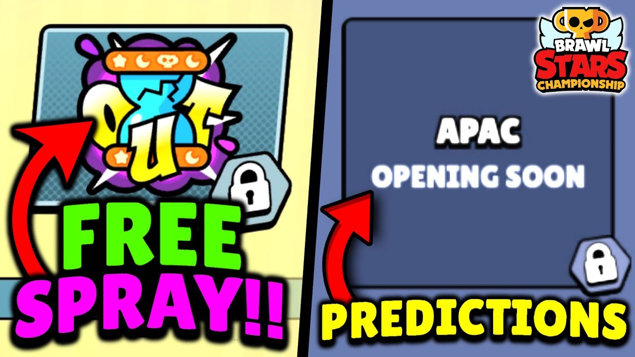GET FREE ESPORTS SPRAY | Brawl Stars Championship 2024 APAC Predictions ...