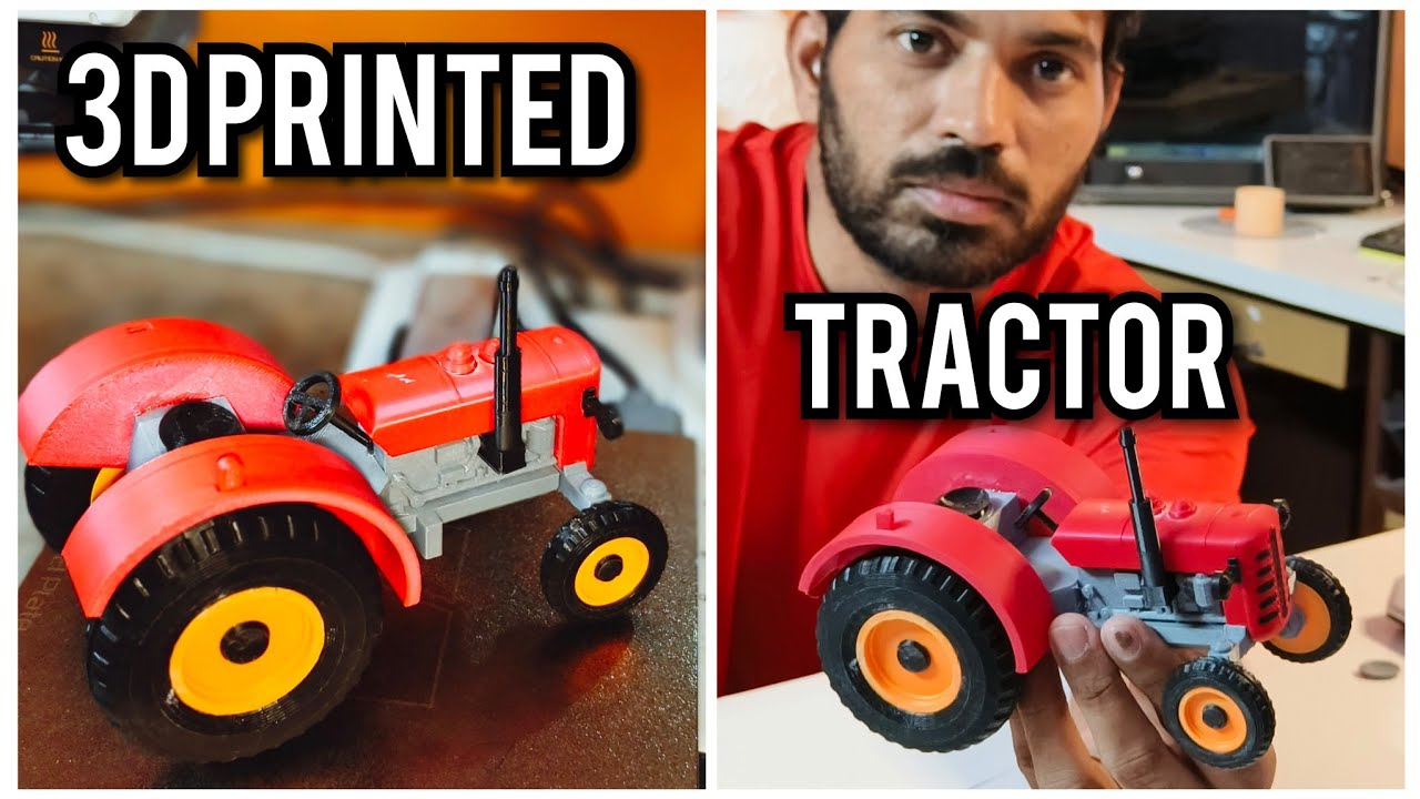 3d Printed Tractor, Multicolour 3d Printed Tractor #3dprinting ...
