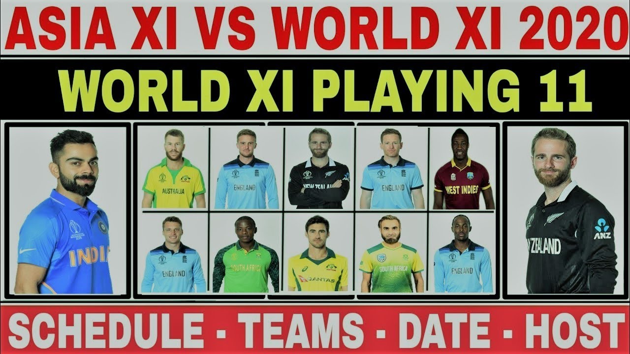 BCB Announced Asia XI Confirm Team Squad Against World XI | Asia XI ...