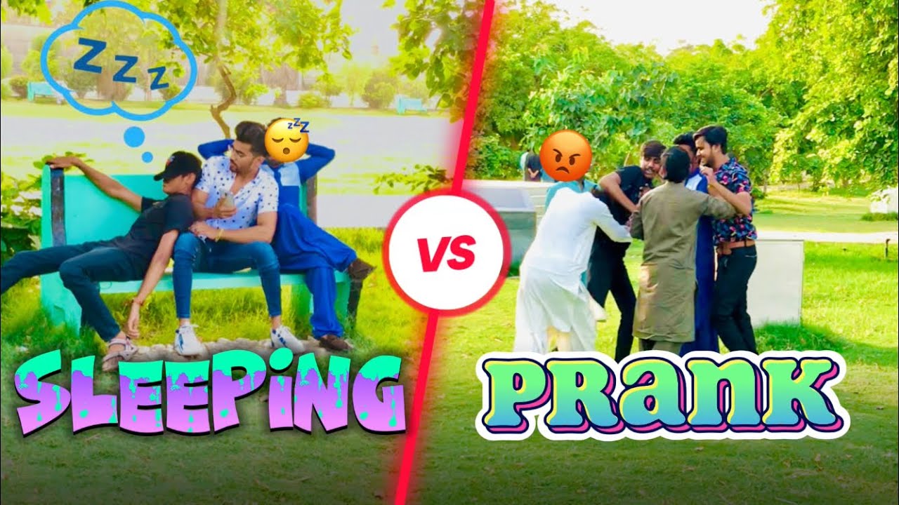Sleeping 😴 Prank |fun with kumail ||pranks in Pakistan - YouTube