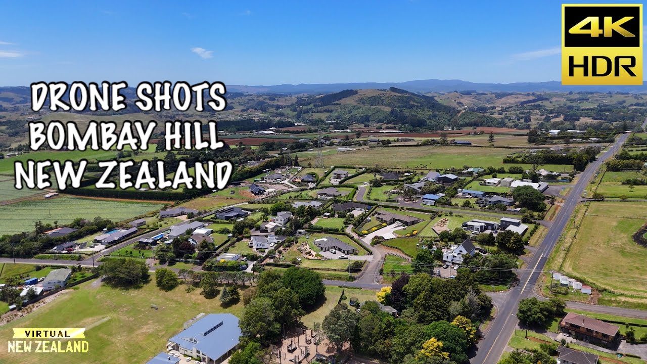 【4K HDR】Drone Shots Bombay Hill Auckland New Zealand! - YouTube