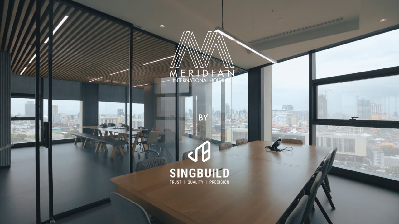 Flatiron by Meridian Office Interior by Singbuild Construction - YouTube