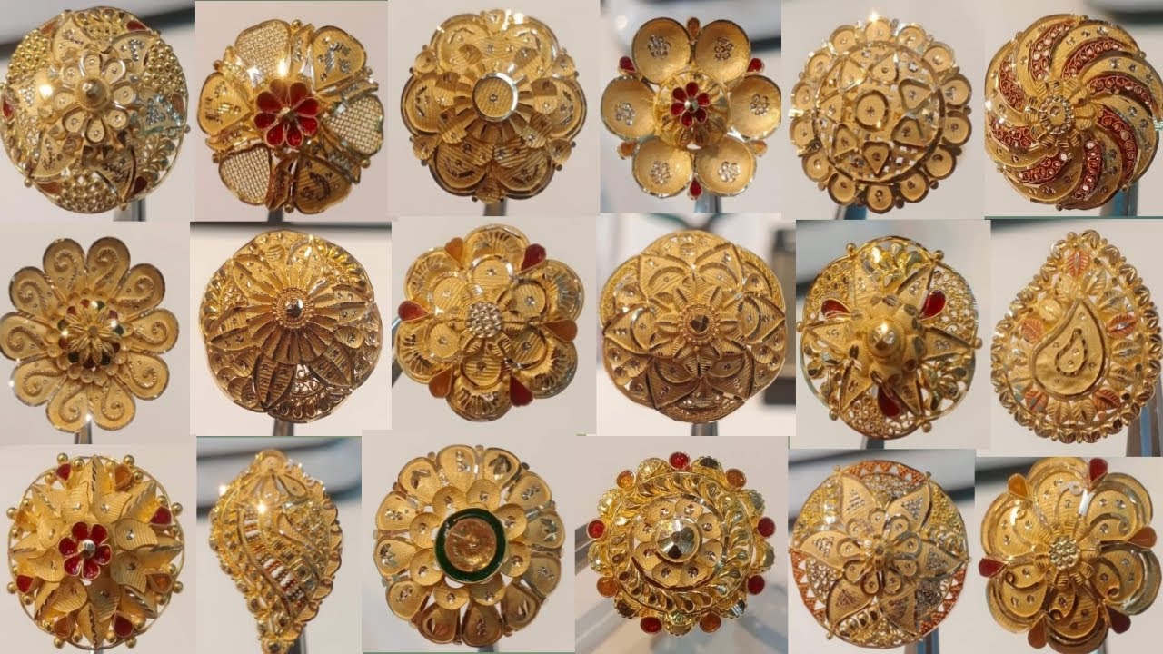 22ct Gold Ring Designs | Latest Anguthi Designs | Gold Ring Designs For ...