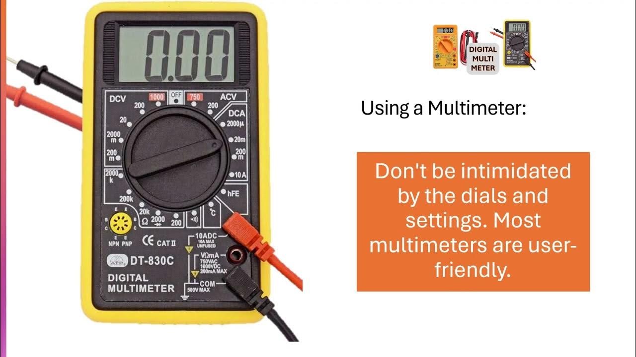 A Beginner's Guide to Multimeters - YouTube