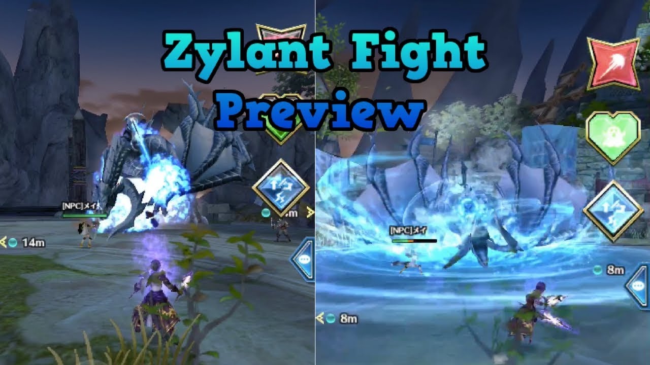 Dragon Project Zylant Fight Preview - YouTube